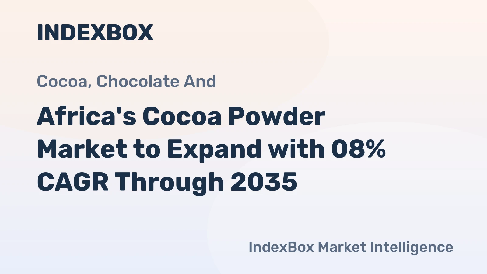 Africa's Cocoa Powder Market to Expand with 08% CAGR Through 2035