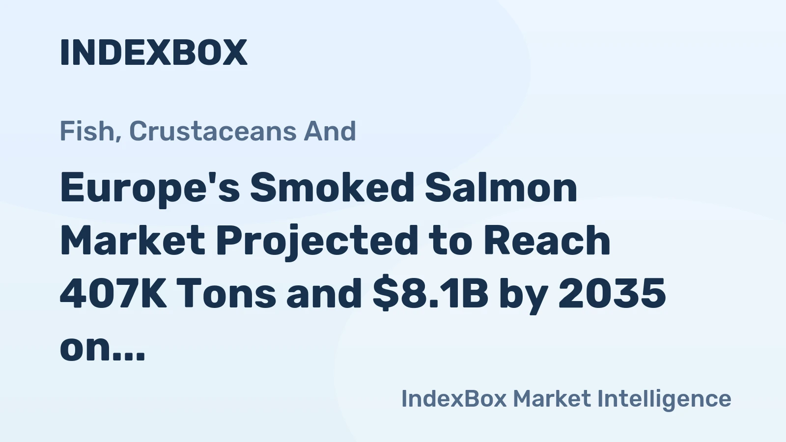 Europe's Smoked Salmon Market Projected to Reach 407K Tons and $8.1B by 2035 on Rising Demand