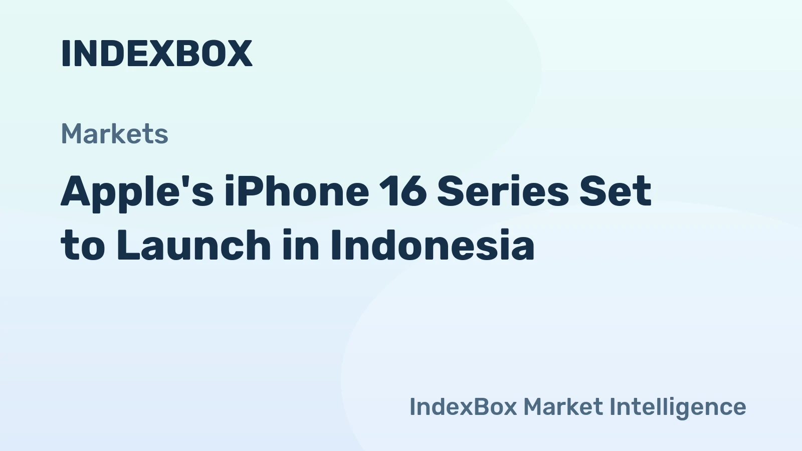 Apple's iPhone 16 Series Set to Launch in Indonesia