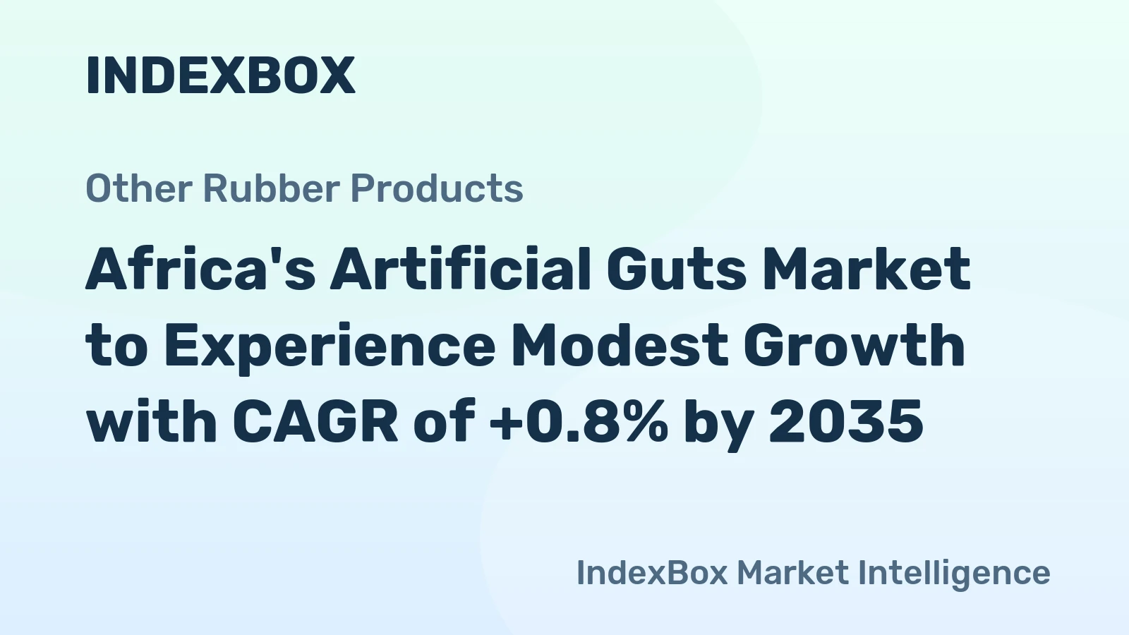 Africa's Artificial Guts Market to Experience Modest Growth with CAGR of +0.8% by 2035