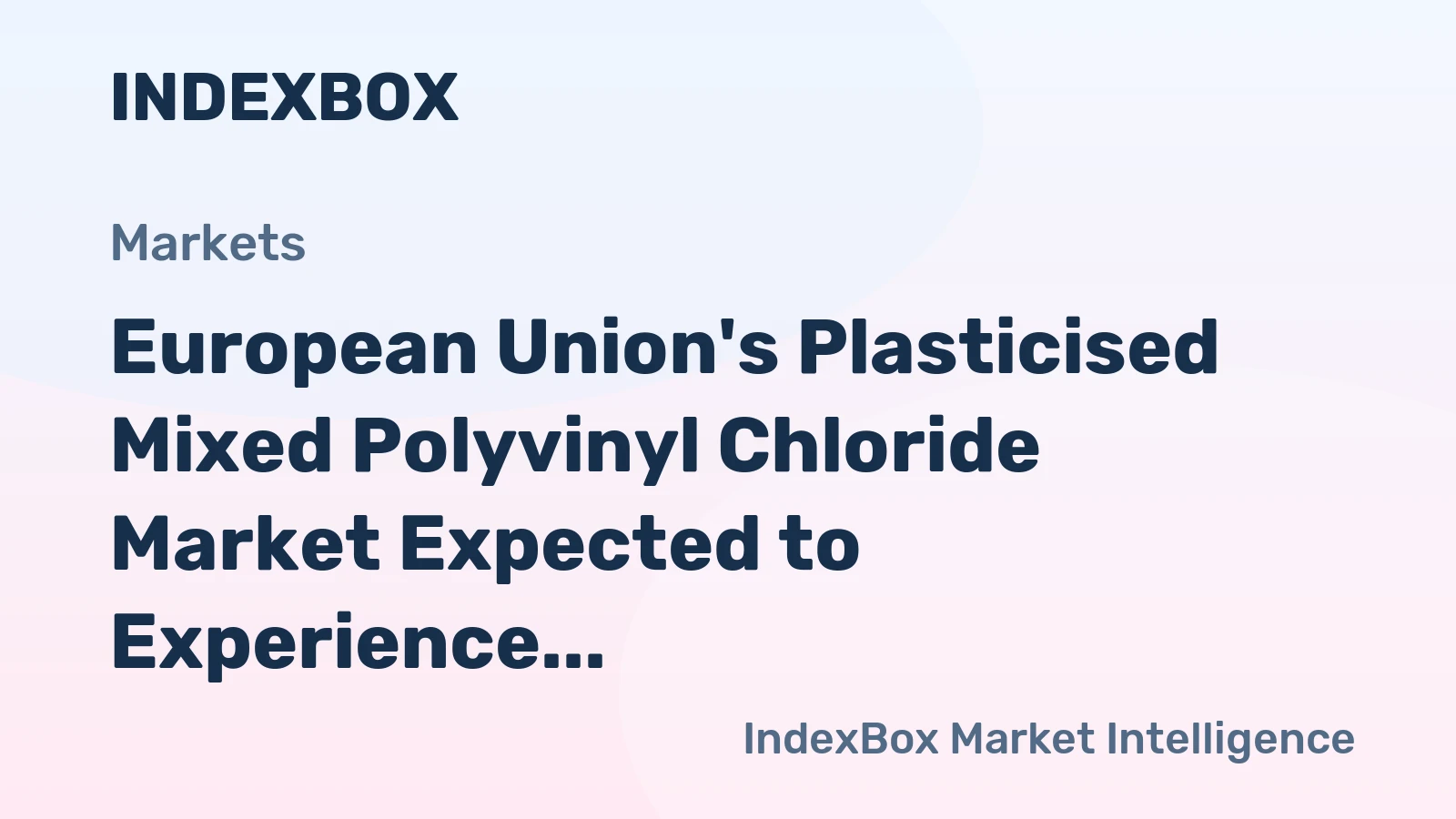 European Union's Plasticised Mixed Polyvinyl Chloride Market Expected to Experience Slight Growth with a CAGR of +0.5% from 2024 to 2035