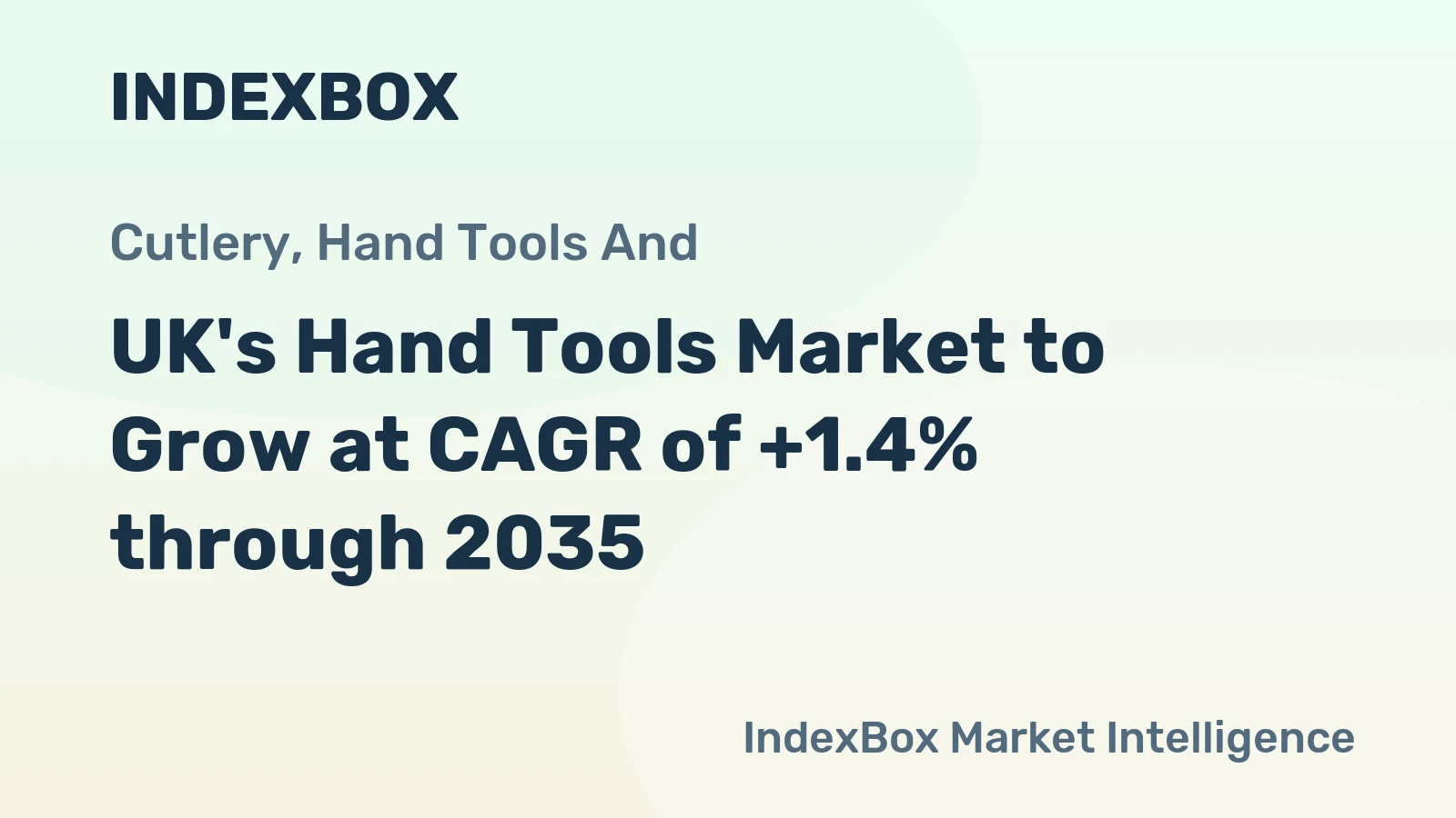 UK's Hand Tools Market to Grow at CAGR of +1.4% through 2035