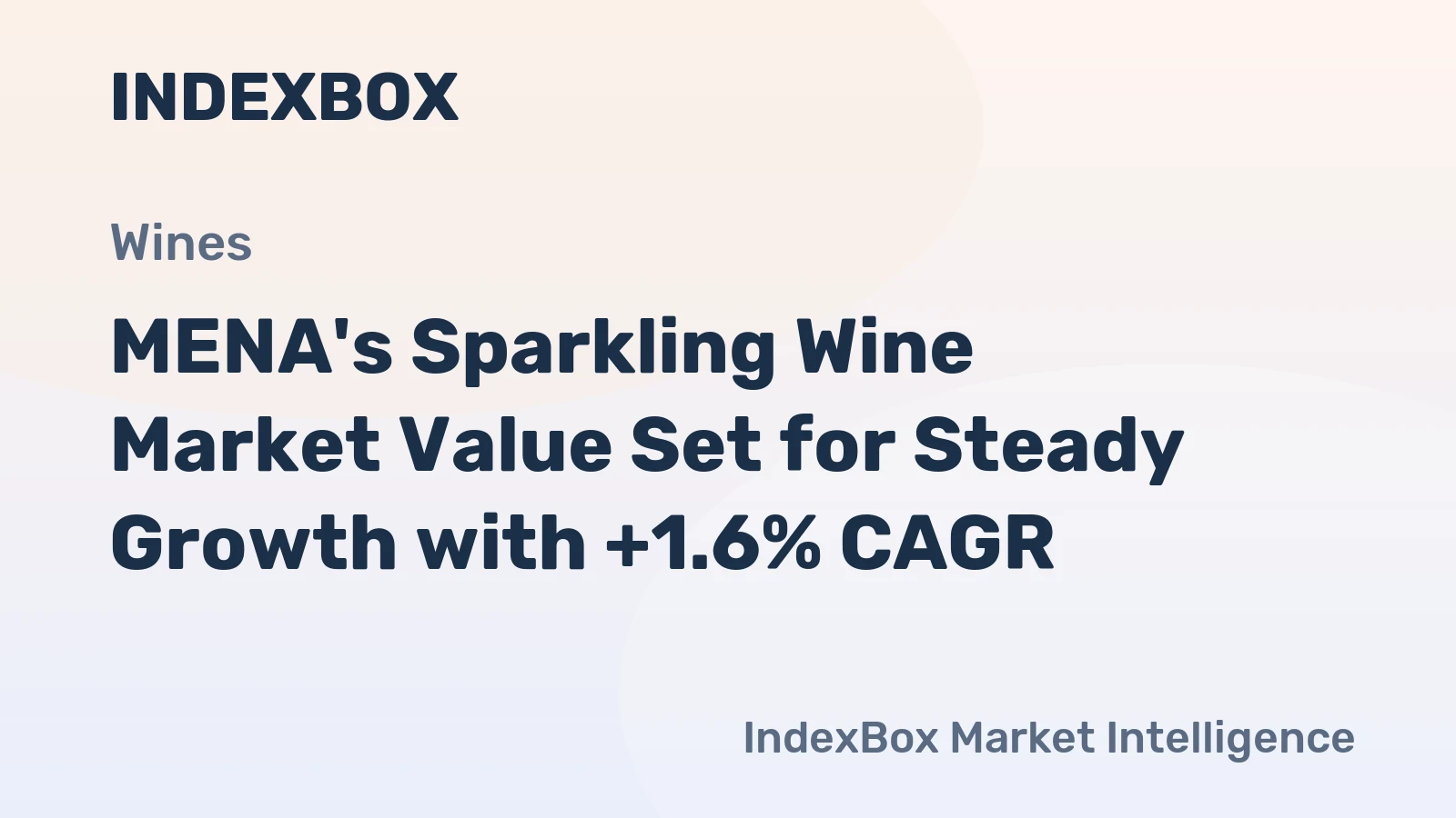 MENA's Sparkling Wine Market Value Set for Steady Growth with +1.6% CAGR