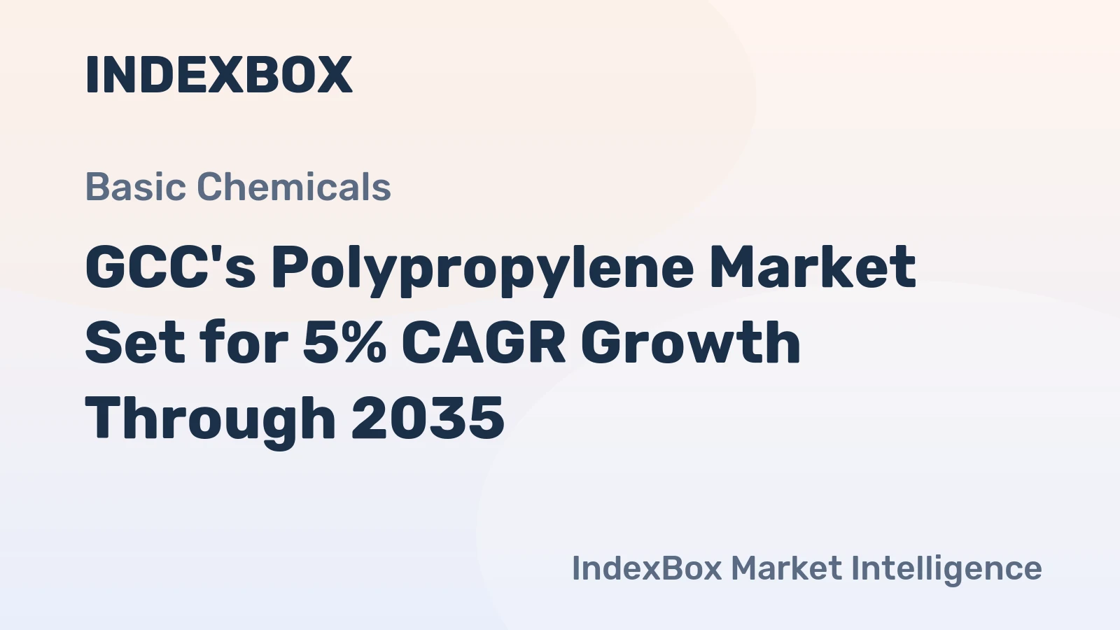 GCC's Polypropylene Market Set for 5% CAGR Growth Through 2035