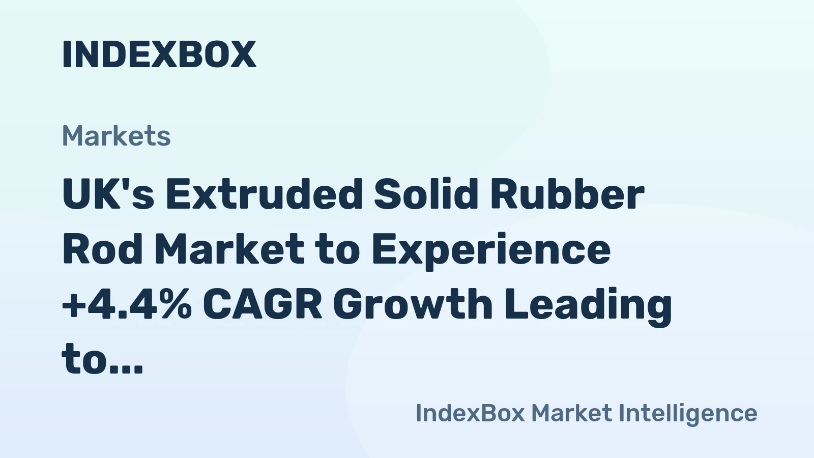 UK's Extruded Solid Rubber Rod Market to Experience +4.4% CAGR Growth Leading to 6.5K tons by 2035