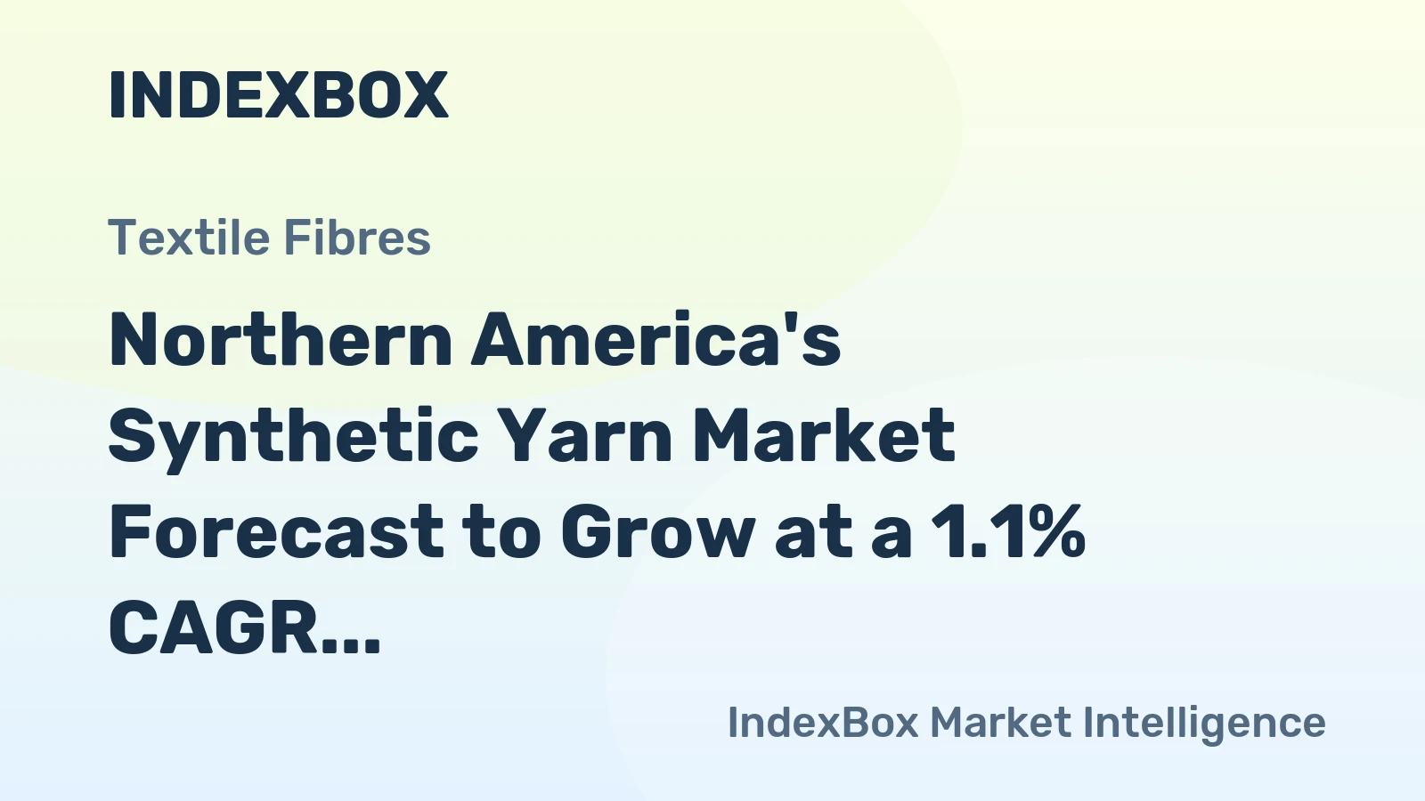 Northern America's Synthetic Yarn Market Forecast to Grow at a 1.1% CAGR Through 2035