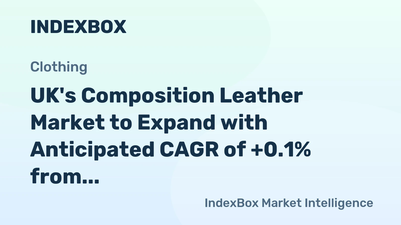 UK's Composition Leather Market to Expand with Anticipated CAGR of +0.1% from 2024 to 2035