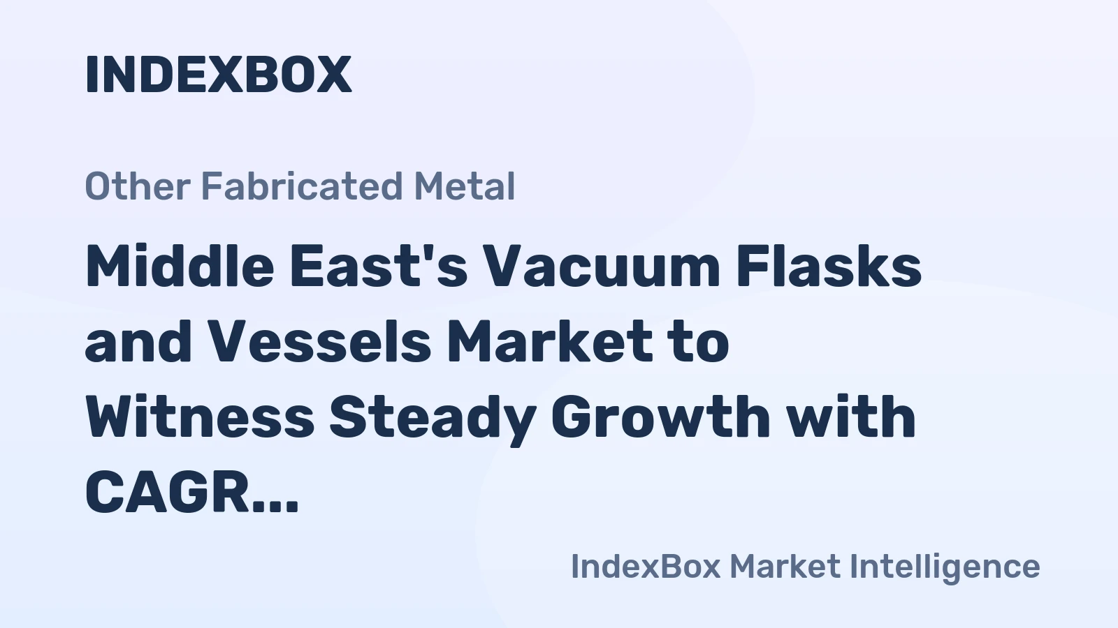 Middle East's Vacuum Flasks and Vessels Market to Witness Steady Growth with CAGR of +2.4% from 2024-2035