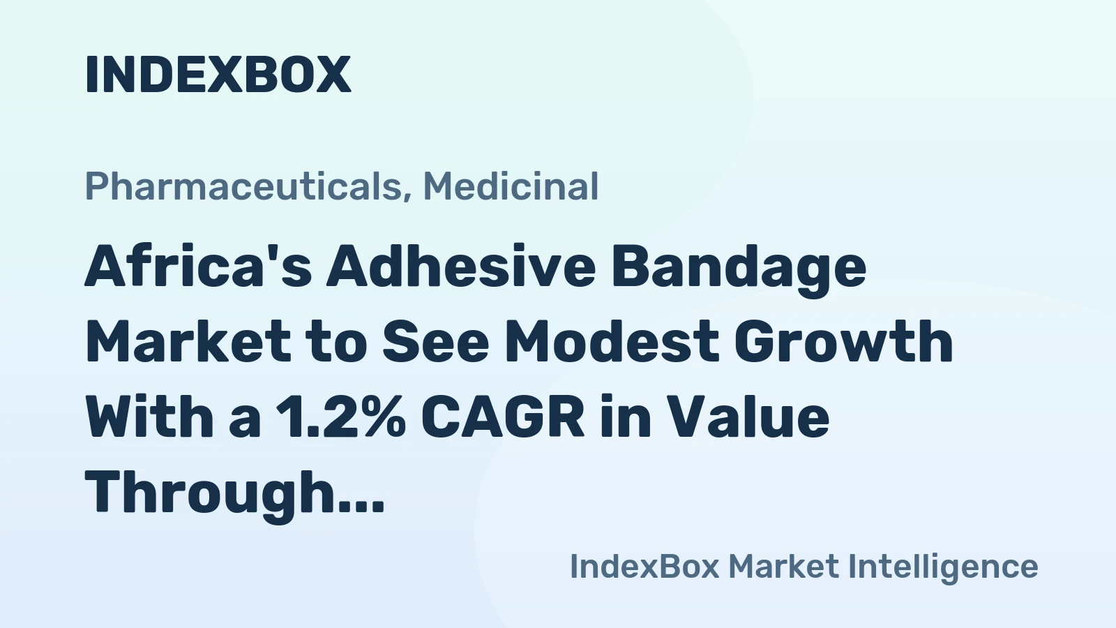 Africa's Adhesive Bandage Market to See Modest Growth With a 1.2% CAGR in Value Through 2035