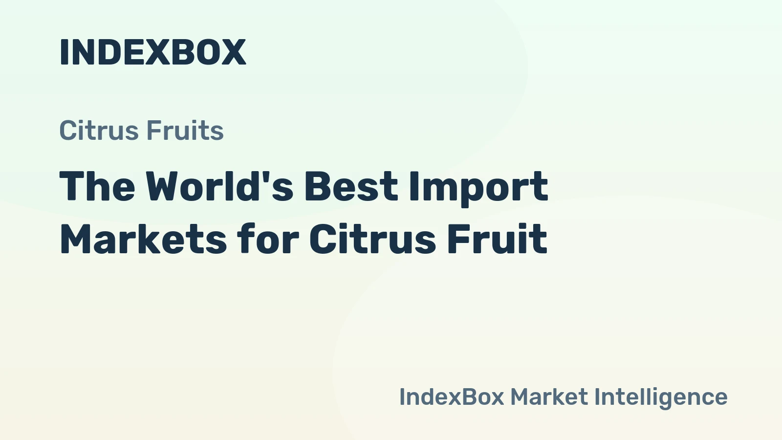The World's Best Import Markets for Citrus Fruit