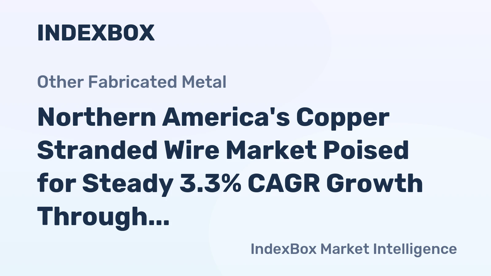 Northern America's Copper Stranded Wire Market Poised for Steady 3.3% CAGR Growth Through 2035