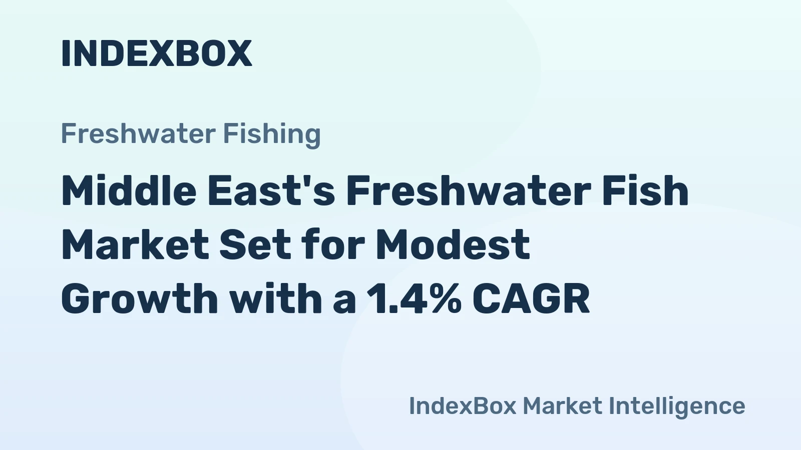 Middle East's Freshwater Fish Market Set for Modest Growth with a 1.4% CAGR