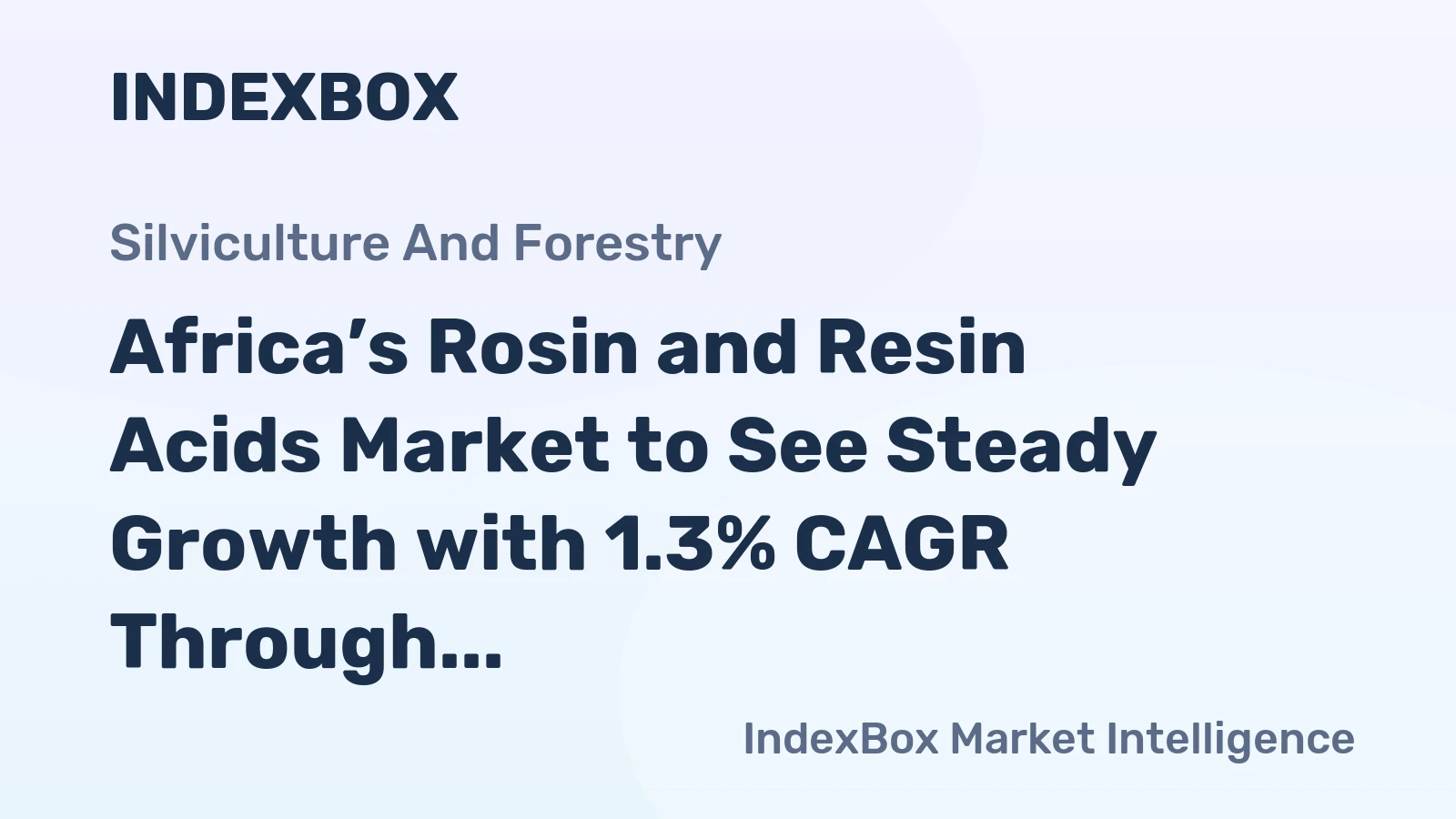 Africa’s Rosin and Resin Acids Market to See Steady Growth with 1.3% CAGR Through 2035
