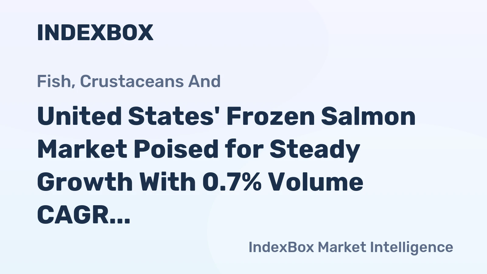 United States' Frozen Salmon Market Poised for Steady Growth With 0.7% Volume CAGR Through 2035