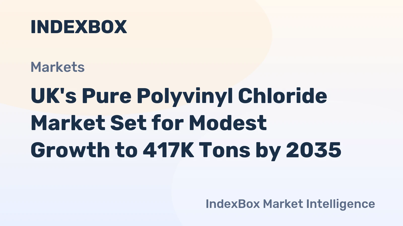 UK's Pure Polyvinyl Chloride Market Set for Modest Growth to 417K Tons by 2035