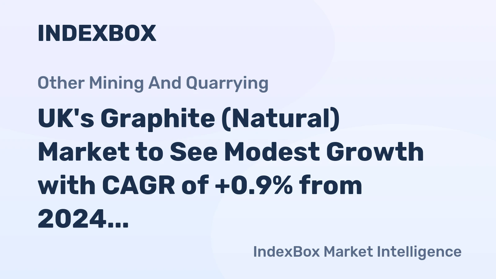 UK's Graphite (Natural) Market to See Modest Growth with CAGR of +0.9% from 2024 to 2035