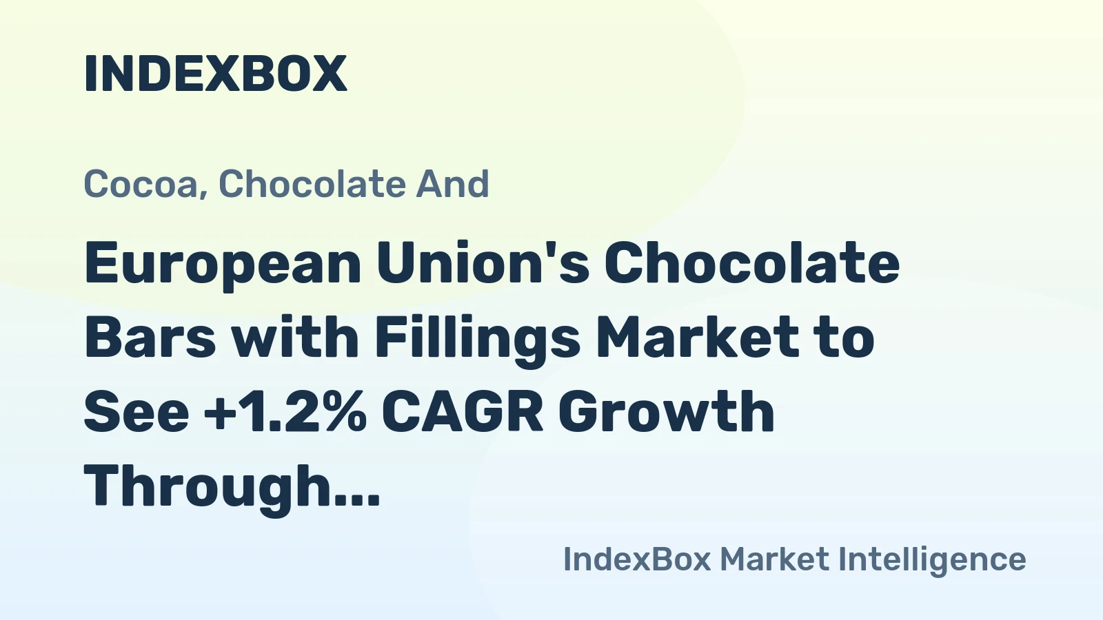 European Union's Chocolate Bars with Fillings Market to See +1.2% CAGR Growth Through 2035