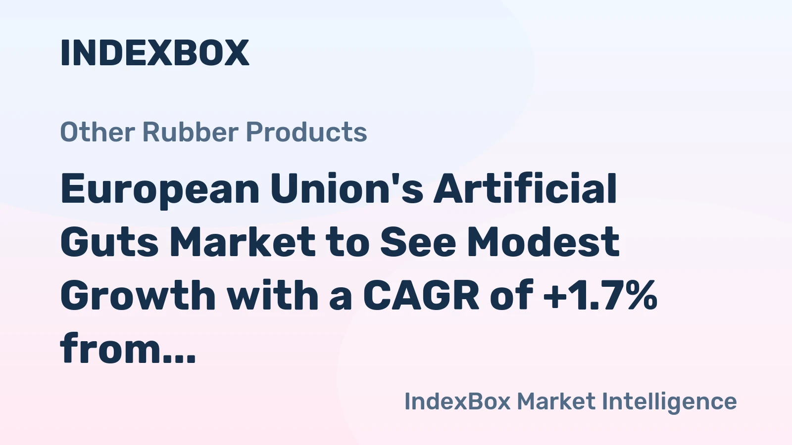 European Union's Artificial Guts Market to See Modest Growth with a CAGR of +1.7% from 2024 to 2035