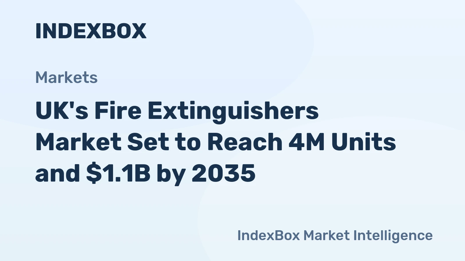 UK's Fire Extinguishers Market Set to Reach 4M Units and $1.1B by 2035