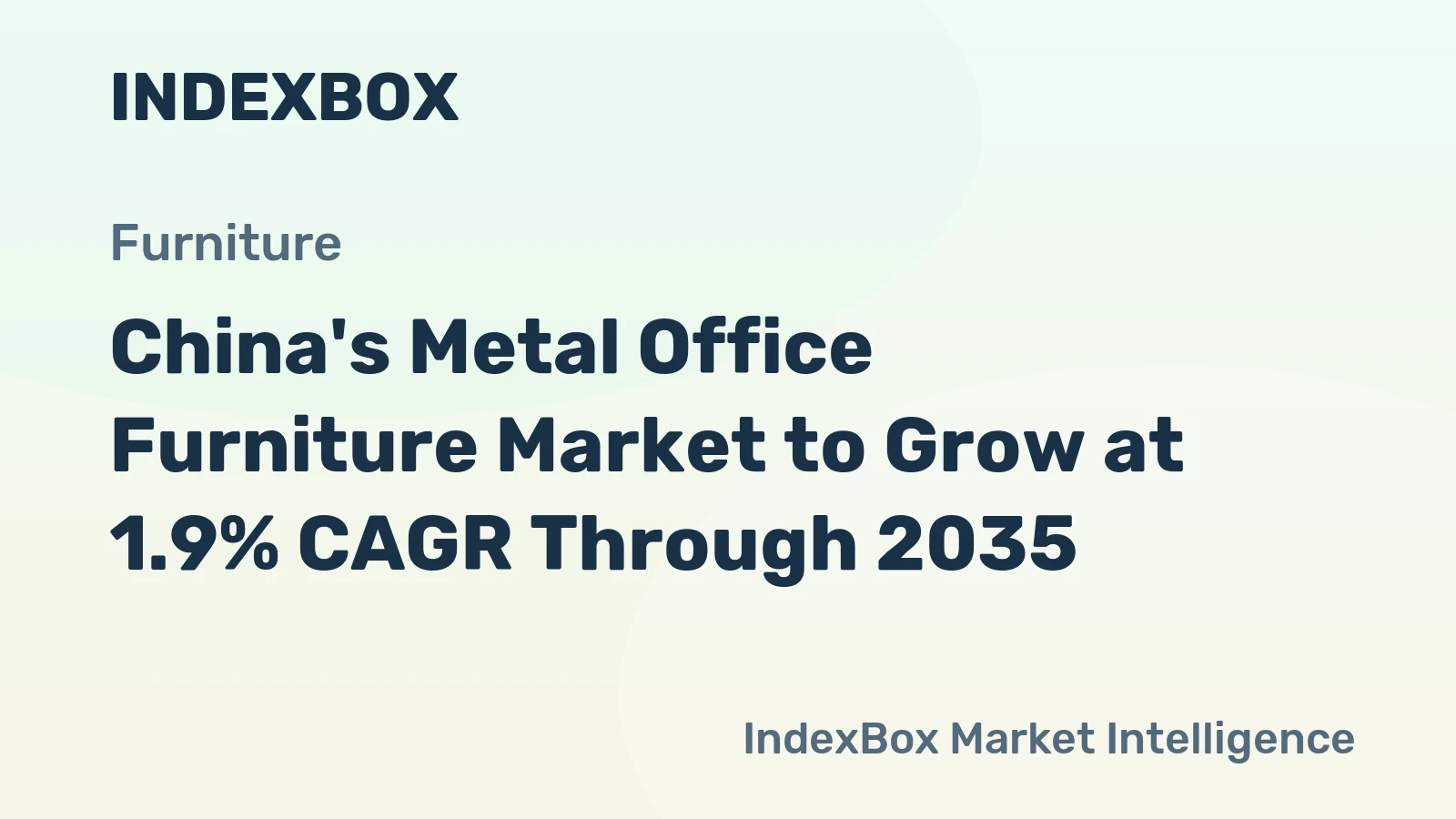 China's Metal Office Furniture Market to Grow at 1.9% CAGR Through 2035