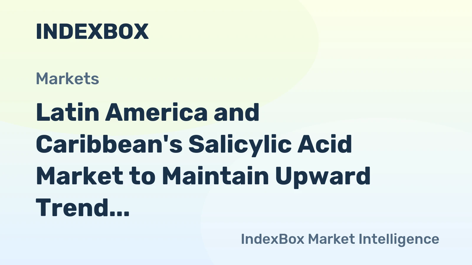 Latin America and Caribbean's Salicylic Acid Market to Maintain Upward Trend with Anticipated CAGR of +0.5% through 2035