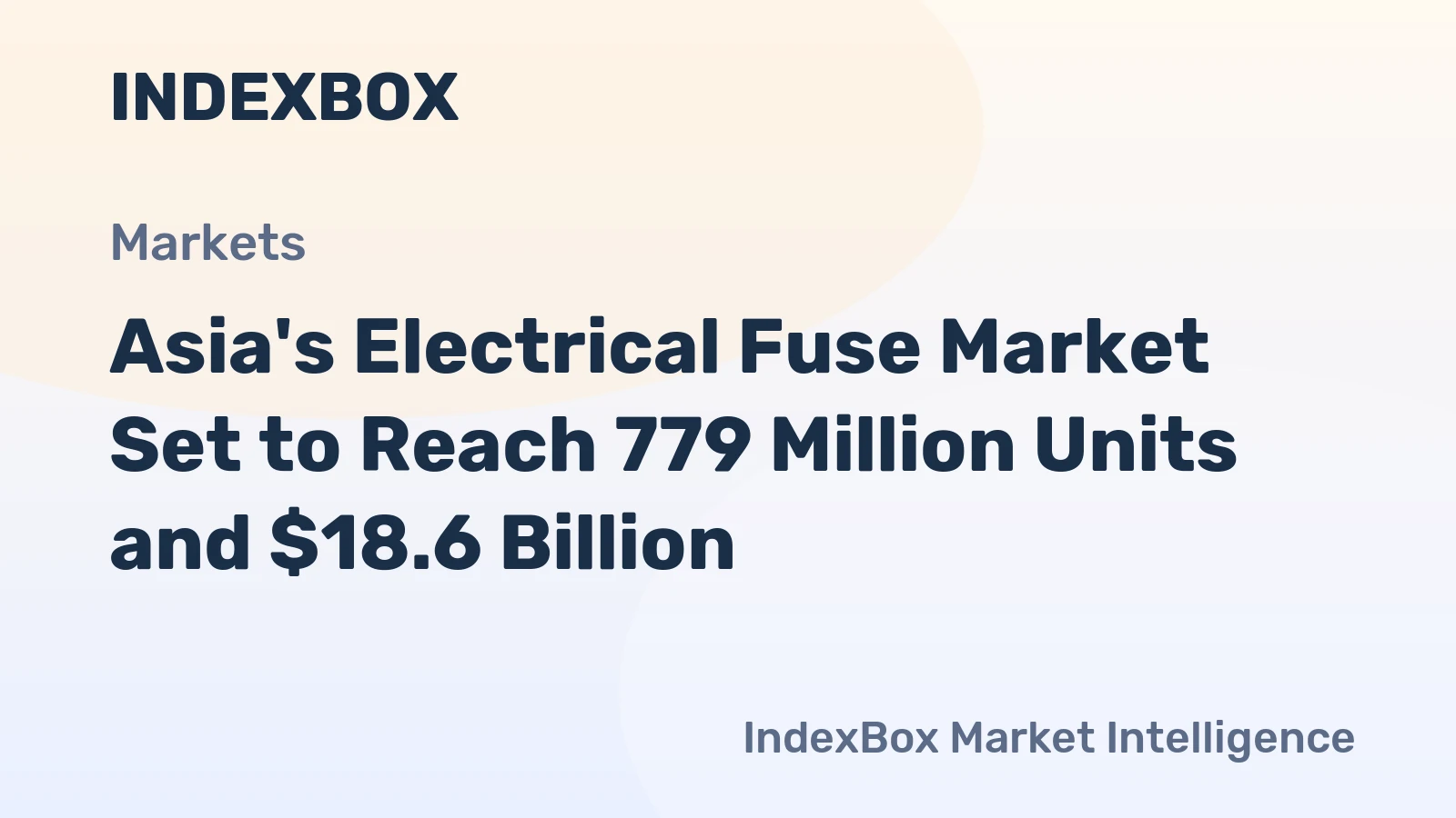Asia's Electrical Fuse Market Set to Reach 779 Million Units and $18.6 Billion