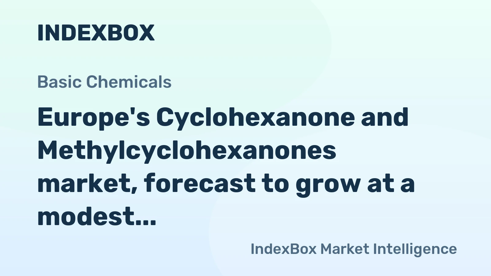 Europe's Cyclohexanone and Methylcyclohexanones market, forecast to grow at a modest 1.8% CAGR, to reach $600M by 2035.
