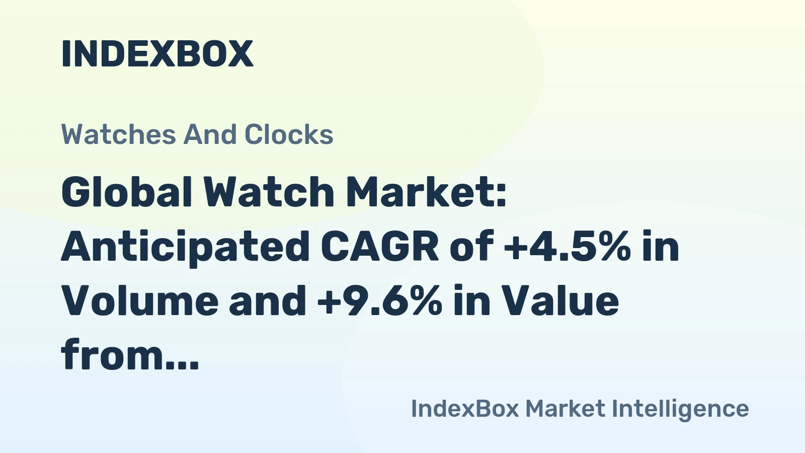 Global Watch Market: Anticipated CAGR of +4.5% in Volume and +9.6% in Value from 2024 to 2035