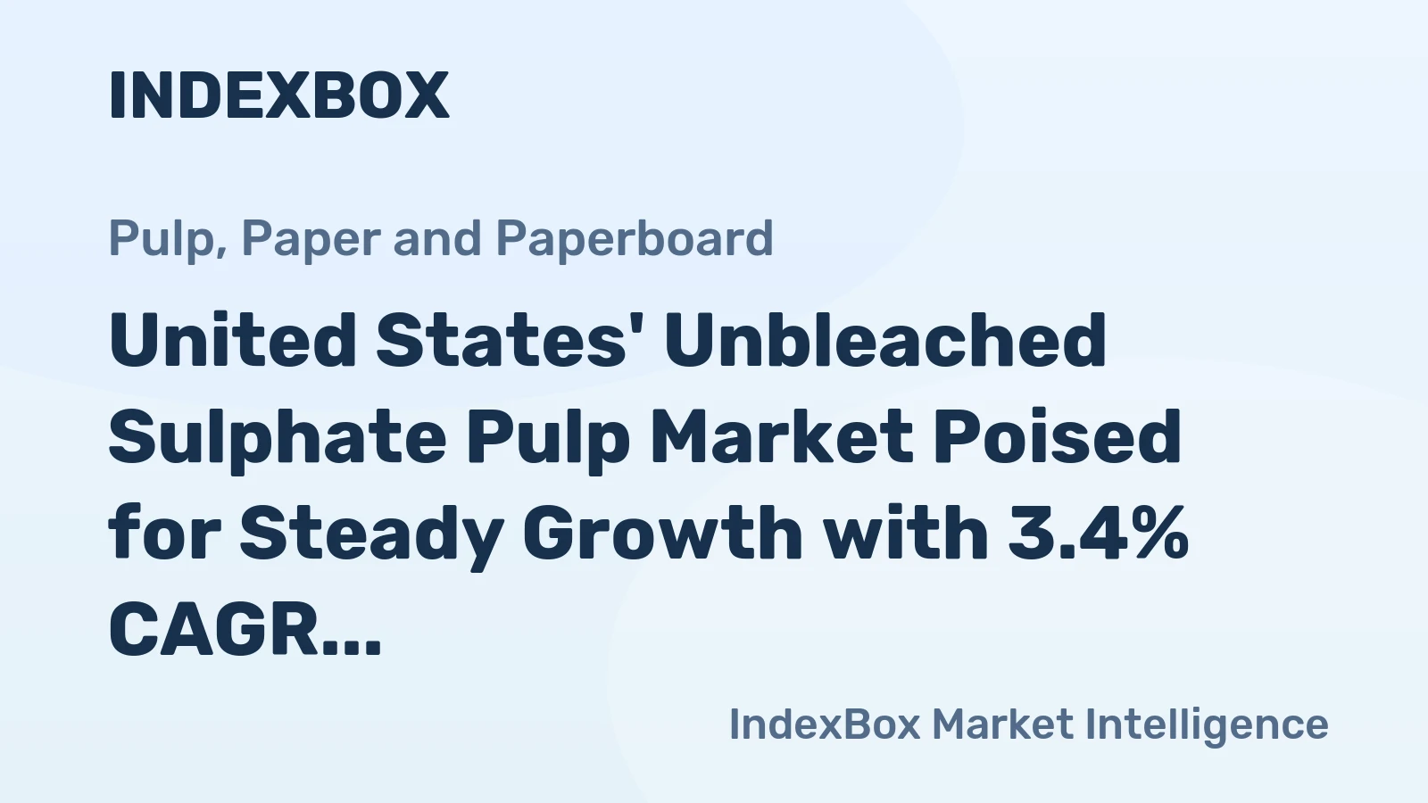 United States' Unbleached Sulphate Pulp Market Poised for Steady Growth with 3.4% CAGR