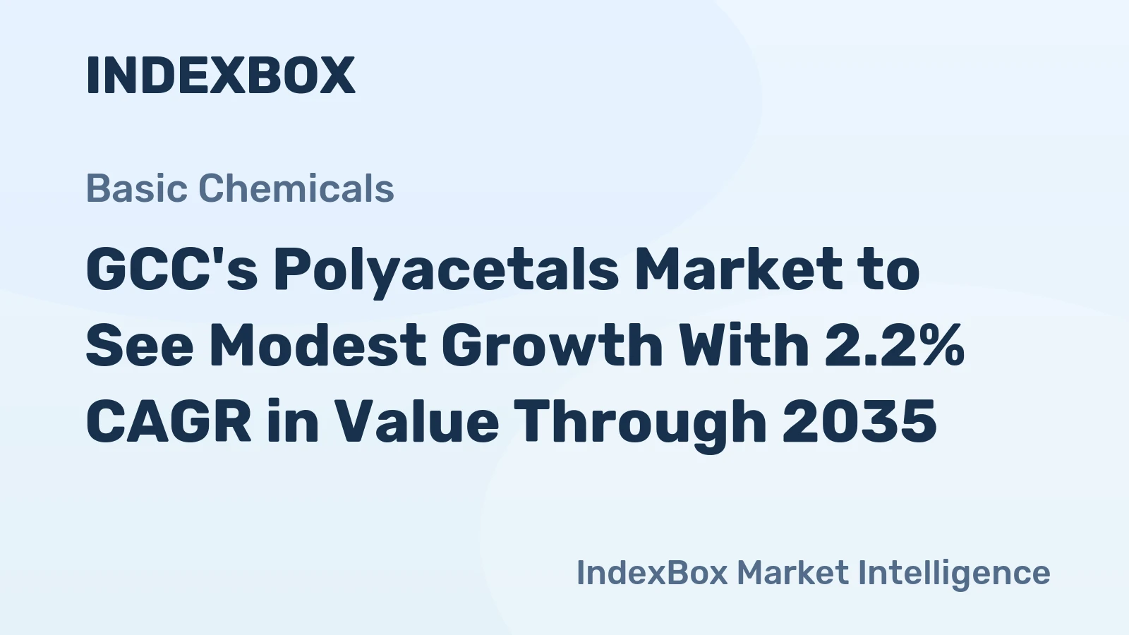 GCC's Polyacetals Market to See Modest Growth With 2.2% CAGR in Value Through 2035