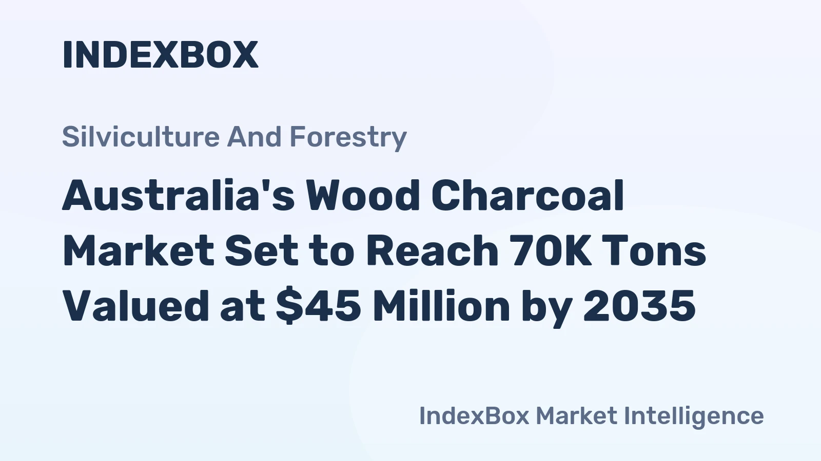 Australia's Wood Charcoal Market Set to Reach 70K Tons Valued at $45 Million by 2035