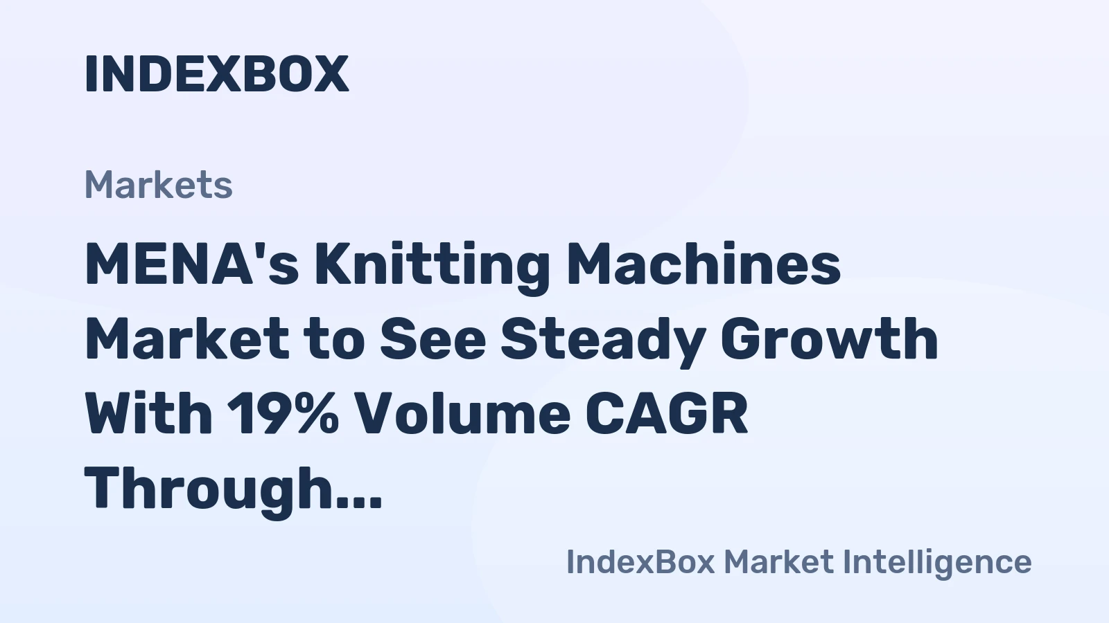 MENA's Knitting Machines Market to See Steady Growth With 19% Volume CAGR Through 2035