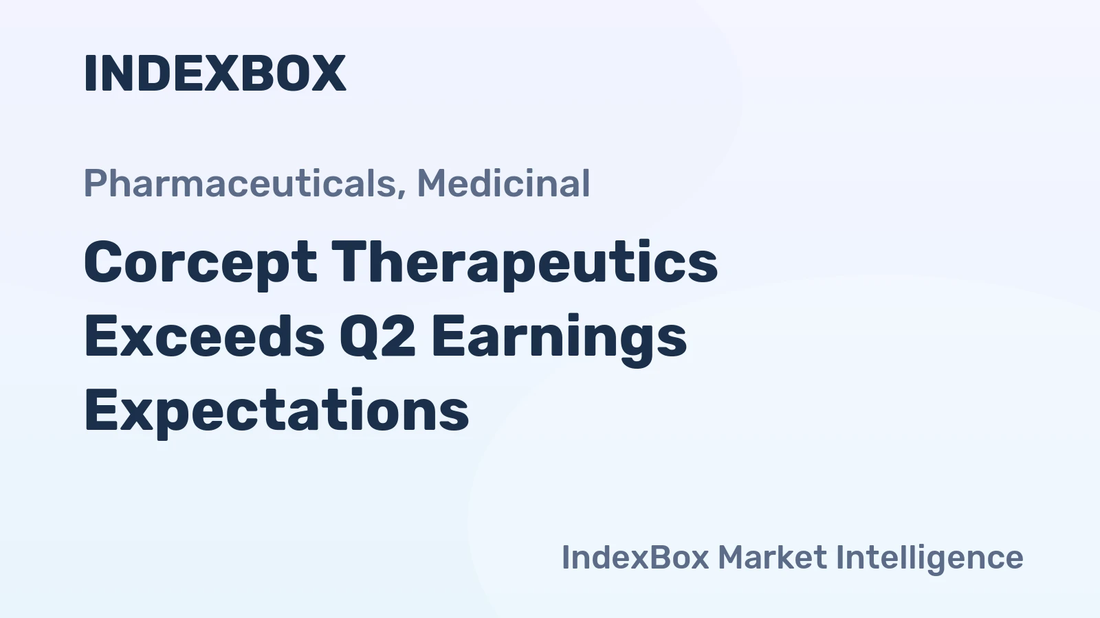 Corcept Therapeutics Exceeds Q2 Earnings Expectations
