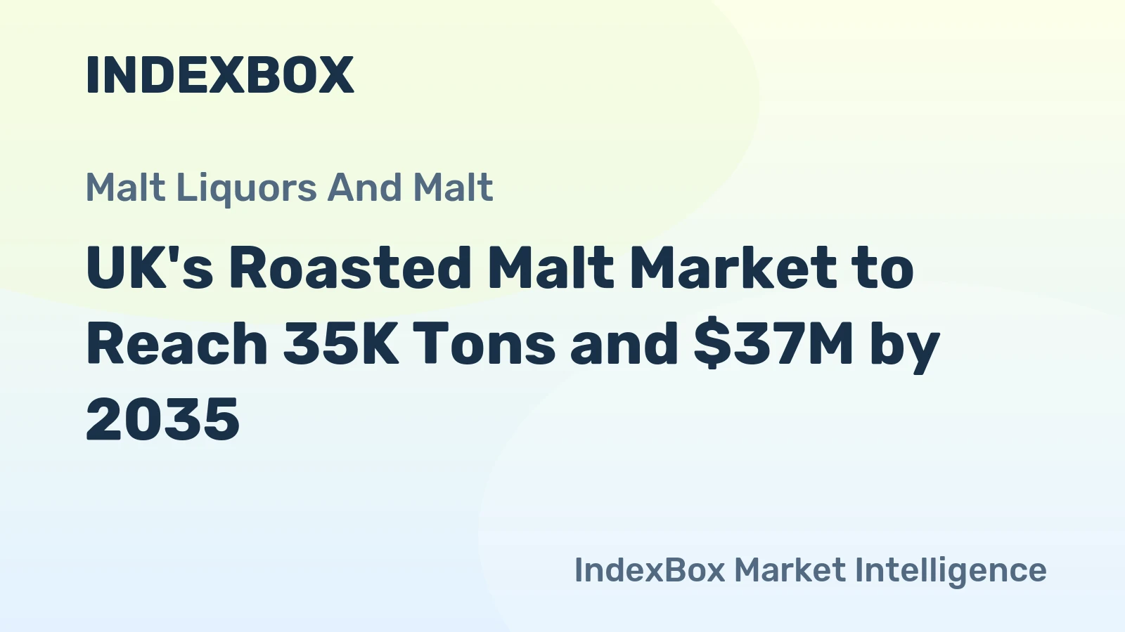UK's Roasted Malt Market to Reach 35K Tons and $37M by 2035
