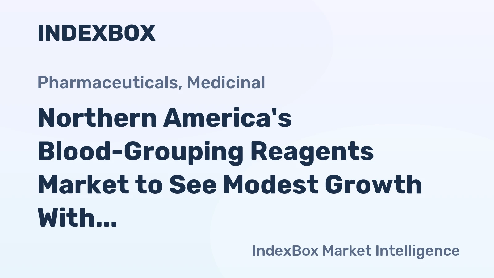 Northern America's Blood-Grouping Reagents Market to See Modest Growth With a +0.9% CAGR in Value