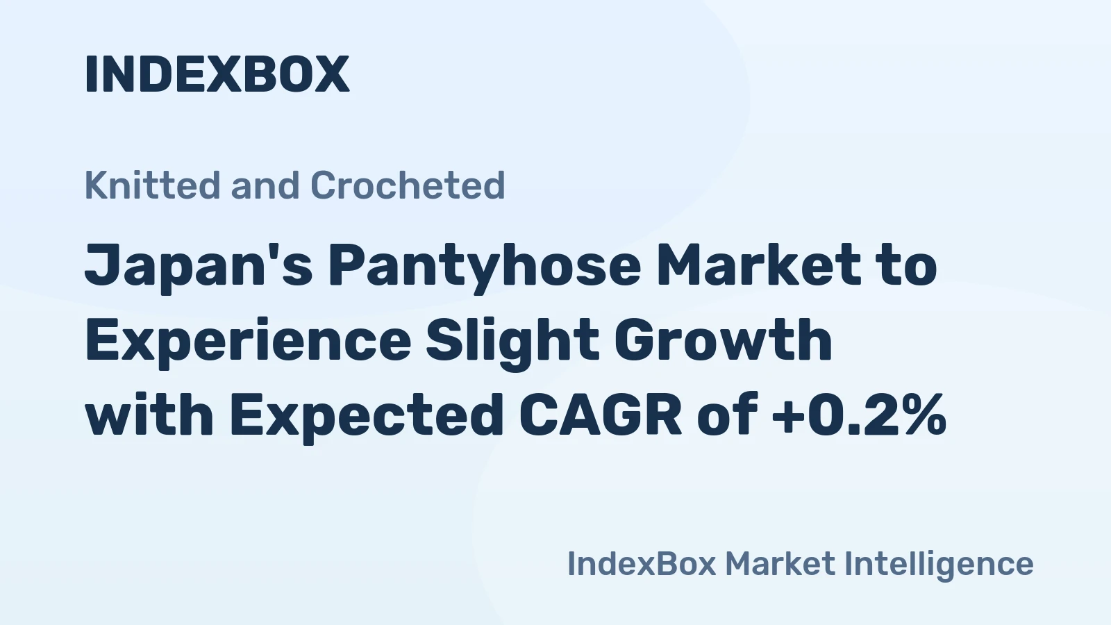 Japan's Pantyhose Market to Experience Slight Growth with Expected CAGR of +0.2%