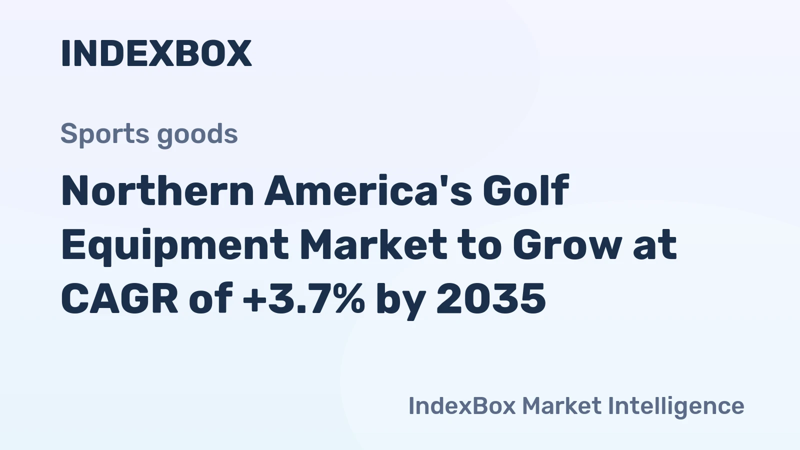 Northern America's Golf Equipment Market to Grow at CAGR of +3.7% by 2035