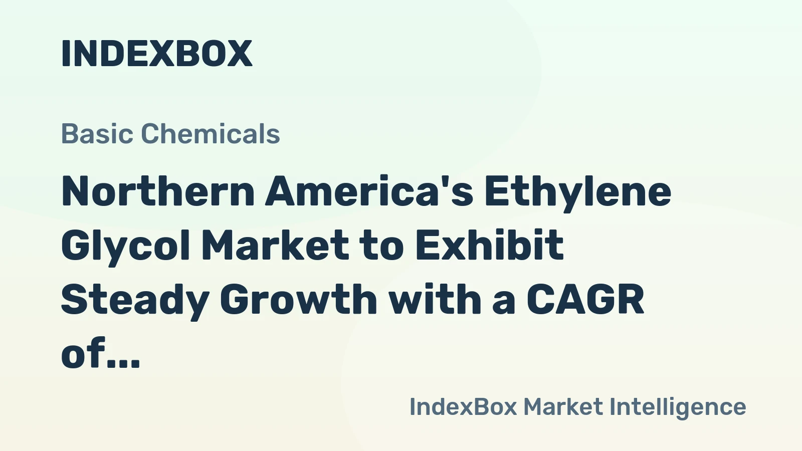 Northern America's Ethylene Glycol Market to Exhibit Steady Growth with a CAGR of +1.6% by 2035, Reaching $1.7B in Value