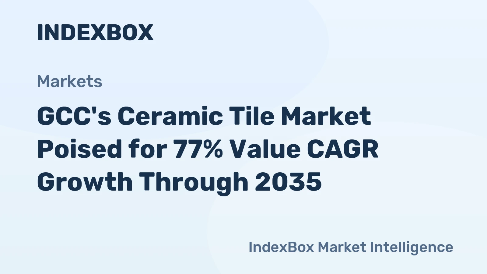 GCC's Ceramic Tile Market Poised for 77% Value CAGR Growth Through 2035
