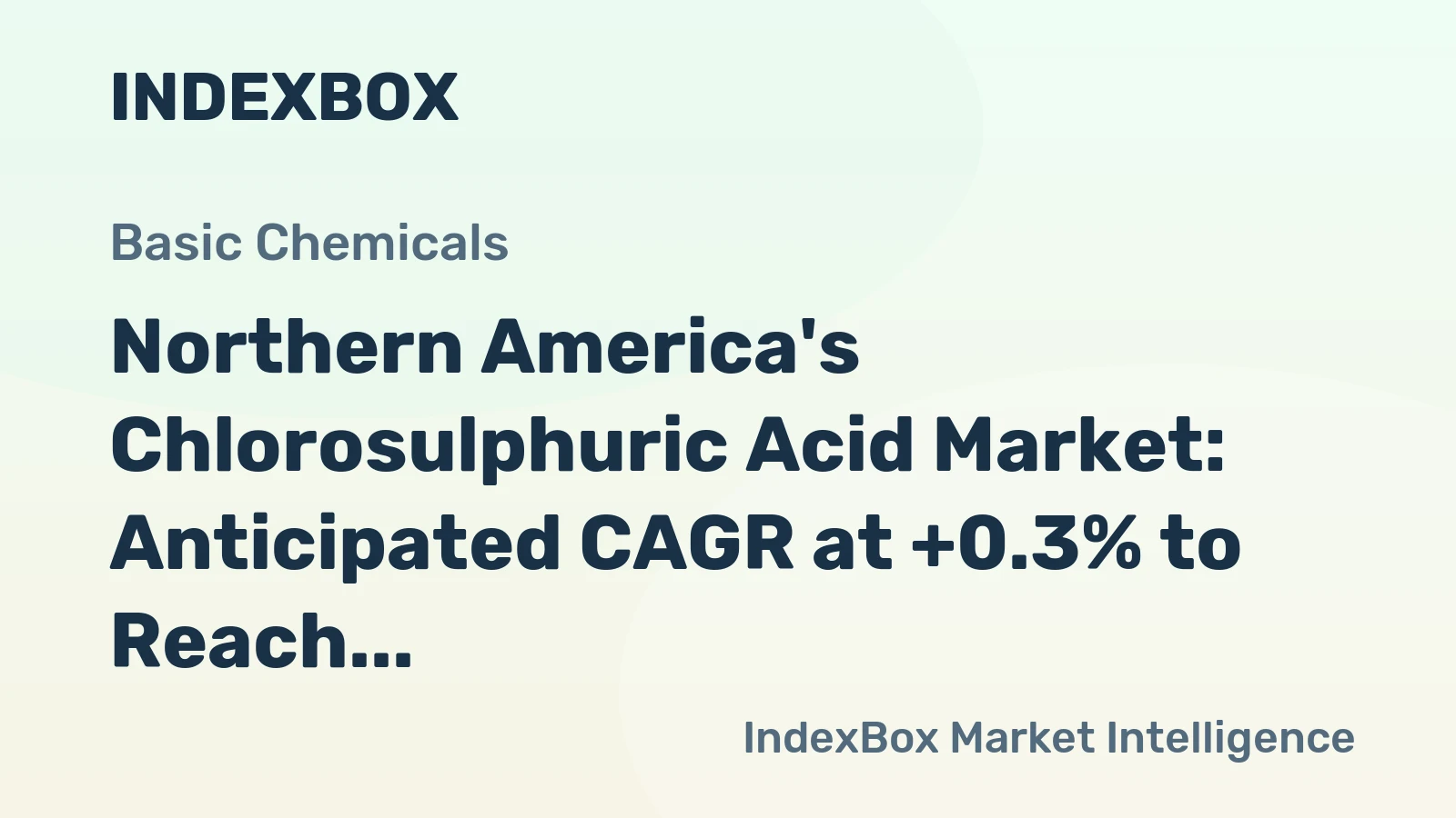 Northern America's Chlorosulphuric Acid Market: Anticipated CAGR at +0.3% to Reach 1.4K Tons by 2035