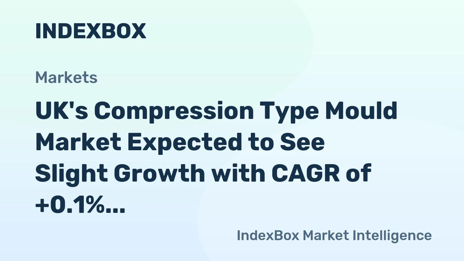 UK's Compression Type Mould Market Expected to See Slight Growth with CAGR of +0.1%