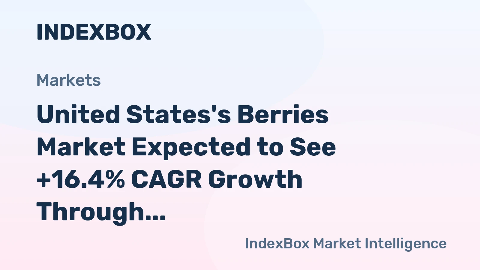 United States's Berries Market Expected to See +16.4% CAGR Growth Through 2035