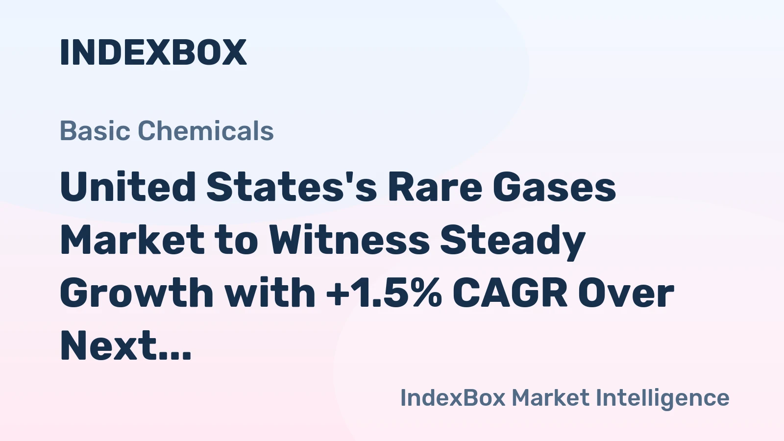 United States's Rare Gases Market to Witness Steady Growth with +1.5% CAGR Over Next Decade