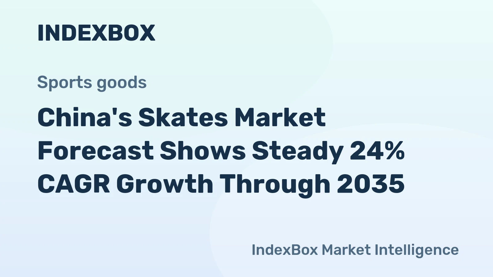 China's Skates Market Forecast Shows Steady 24% CAGR Growth Through 2035