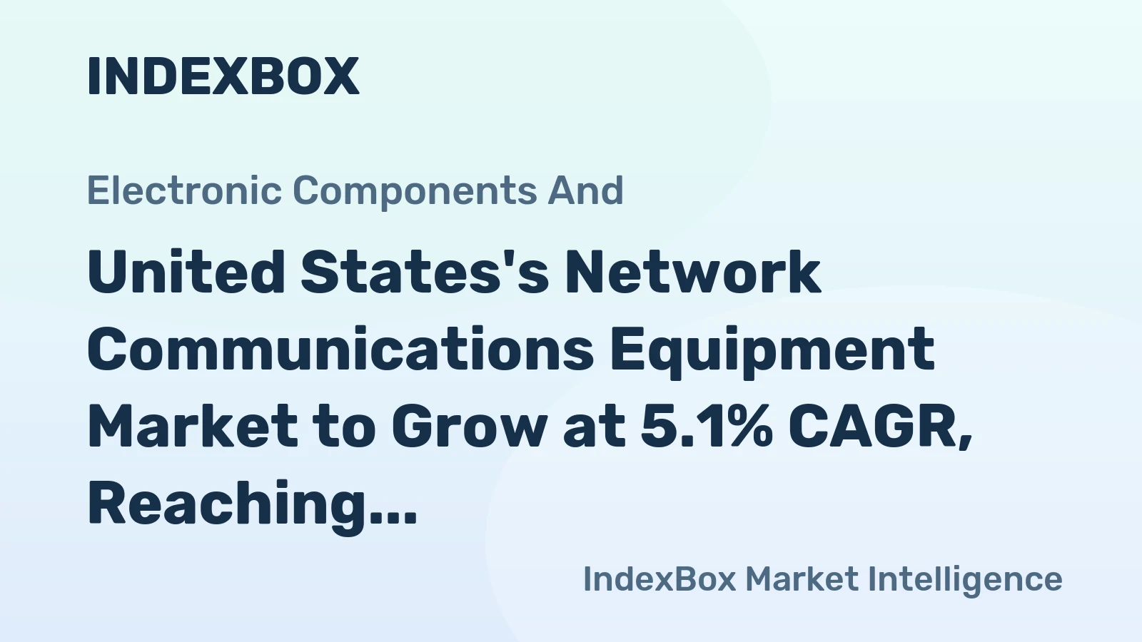 United States's Network Communications Equipment Market to Grow at 5.1% CAGR, Reaching 70M Units by 2035