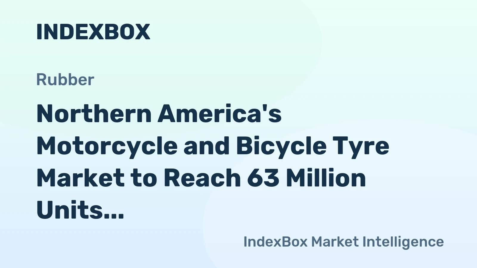 Northern America's Motorcycle and Bicycle Tyre Market to Reach 63 Million Units and $733 Million by 2035