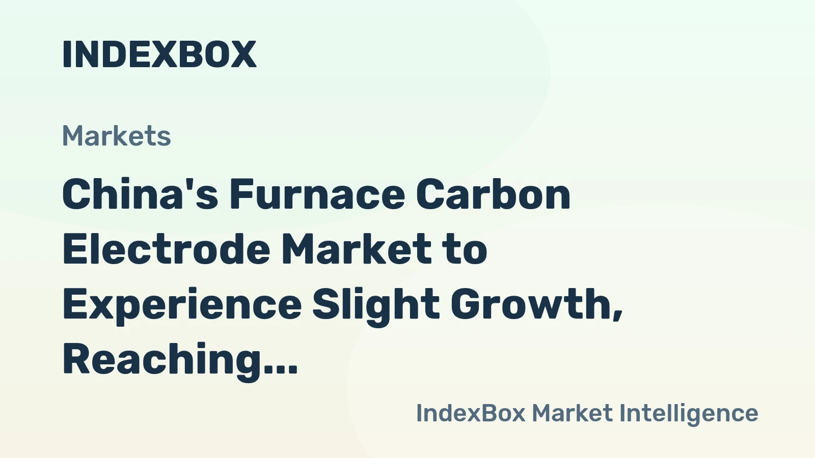 China's Furnace Carbon Electrode Market to Experience Slight Growth, Reaching 2.2M Tons and $6.6B by 2035