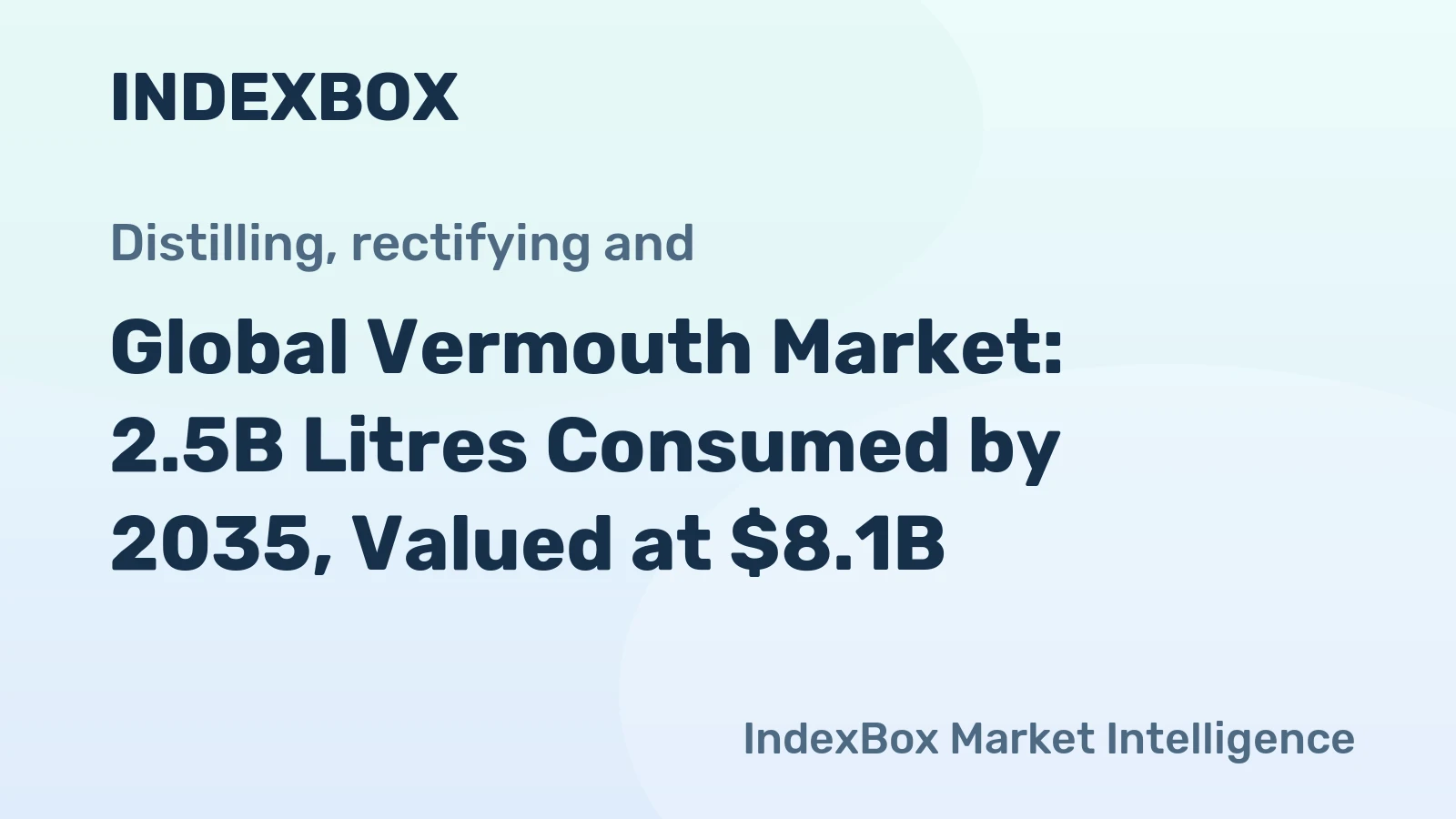 Global Vermouth Market: 2.5B Litres Consumed by 2035, Valued at $8.1B