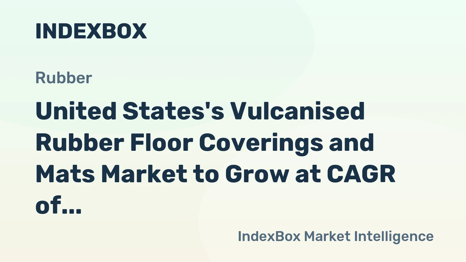United States's Vulcanised Rubber Floor Coverings and Mats Market to Grow at CAGR of +1.4% from 2024 to 2035, Reaching 146K Tons