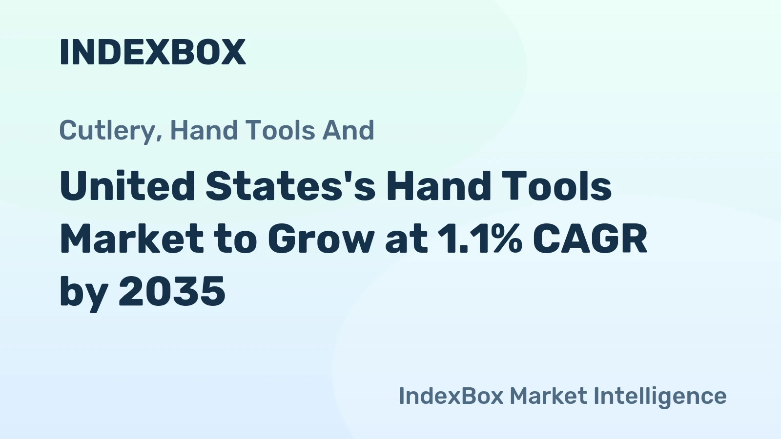 United States's Hand Tools Market to Grow at 1.1% CAGR by 2035
